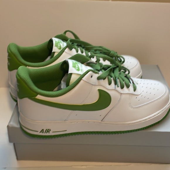 Nike | Shoes | Nike Air Force Low 7 White Chlorophyll Green Men New ...